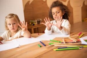 Number Finger Worksheet for Preschool and Kindergarten