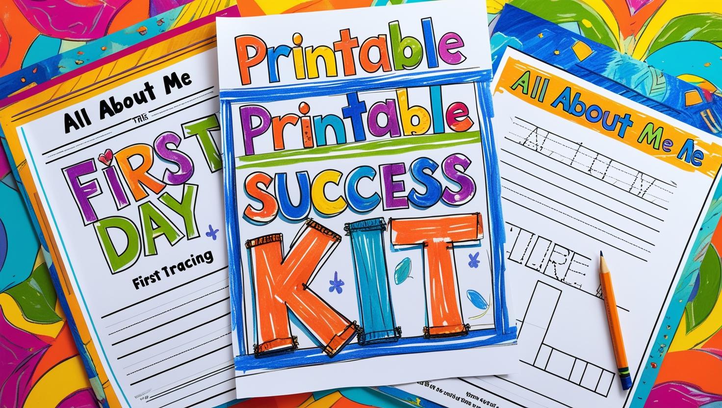 First Day of Kindergarten: Tips, Ideas, Sign and a Free Printable Kit ...